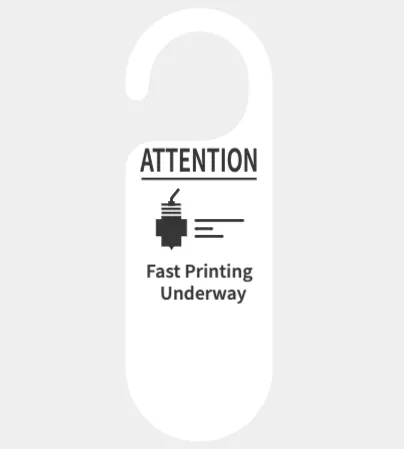Fast Printing Door Sign by Dragon_Blaze - MakerWorld