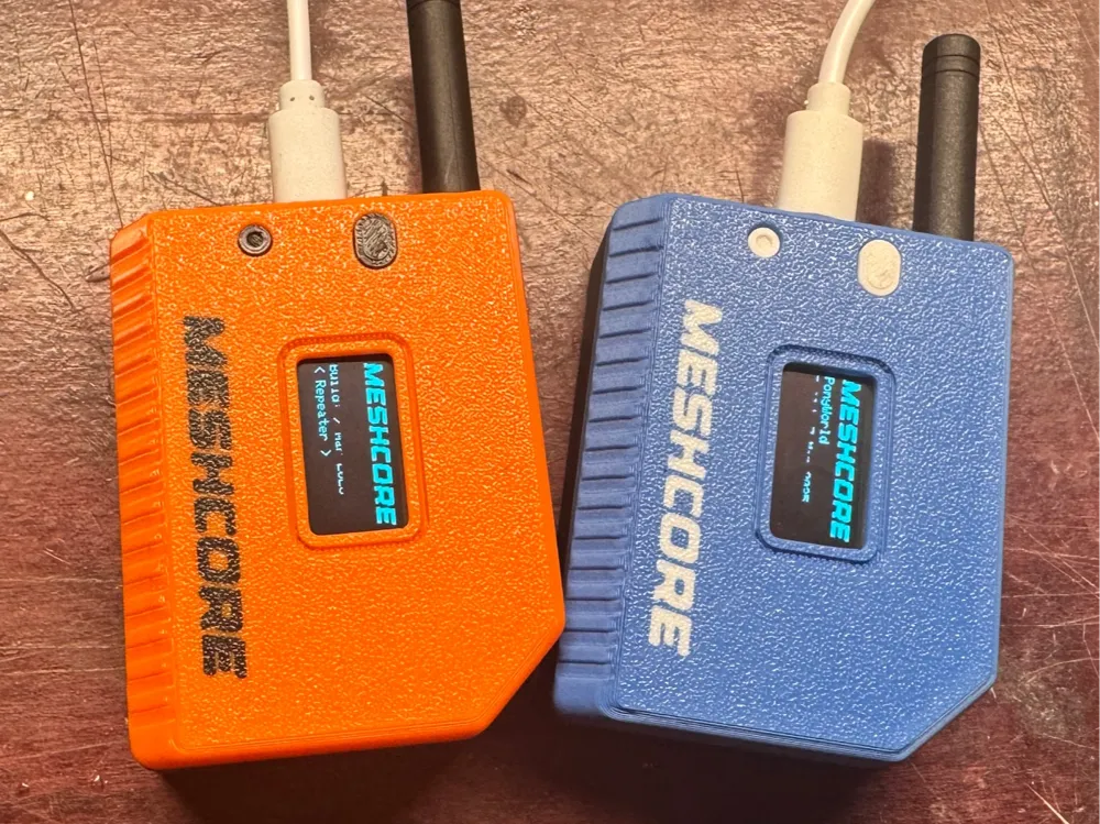 Meshcore 3000mah Heltec v3 case Remixed by awollowa MakerWorld ...