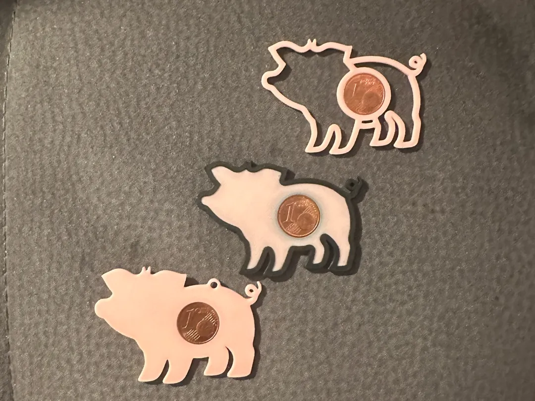 Lucky Tokens - Pig Collection - Free 3D Print Model - MakerWorld