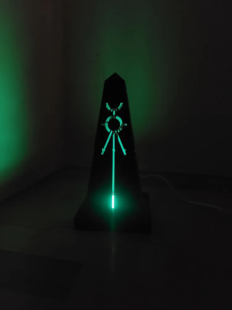 Necron Obelisk Lamp - Sci Fi Nightlight / Lighting - Free 3D Print ...