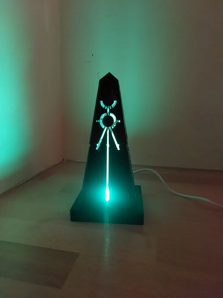 Necron Obelisk Lamp - Sci Fi Nightlight / Lighting - Free 3D Print ...