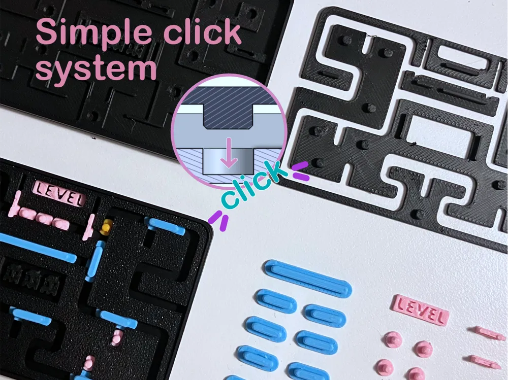 Pacman Wallet Maze by Stray_and_print MakerWorld: Download Free 3D Models