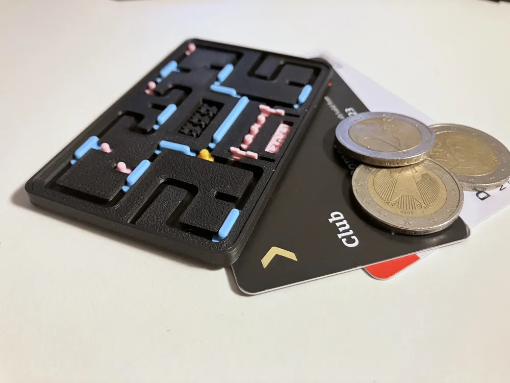 Pacman Wallet Maze by Stray_and_print MakerWorld: Download Free 3D Models