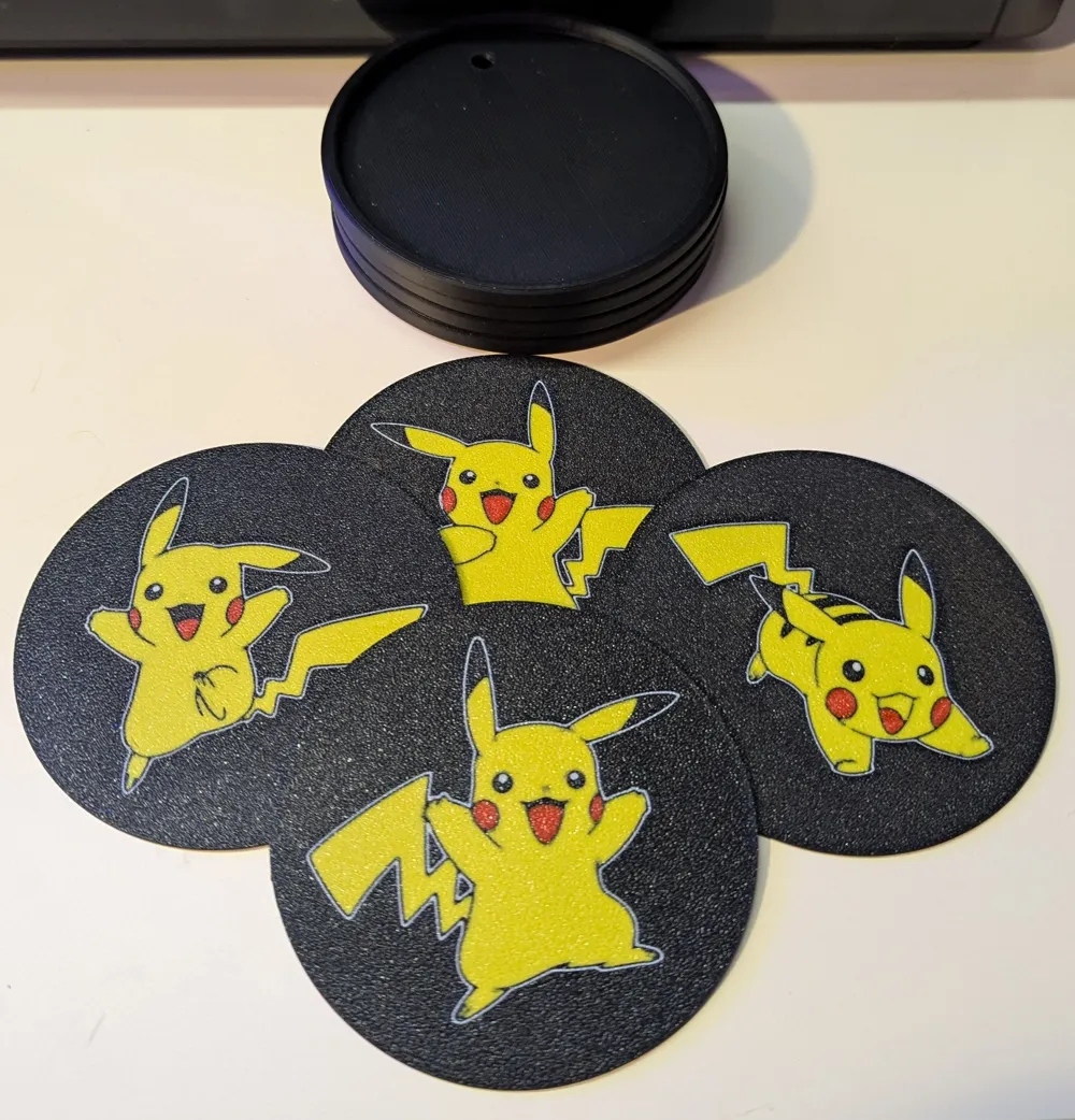 Pikachu Coaster Set - SFModular Type A by Snicklefritz MakerWorld ...