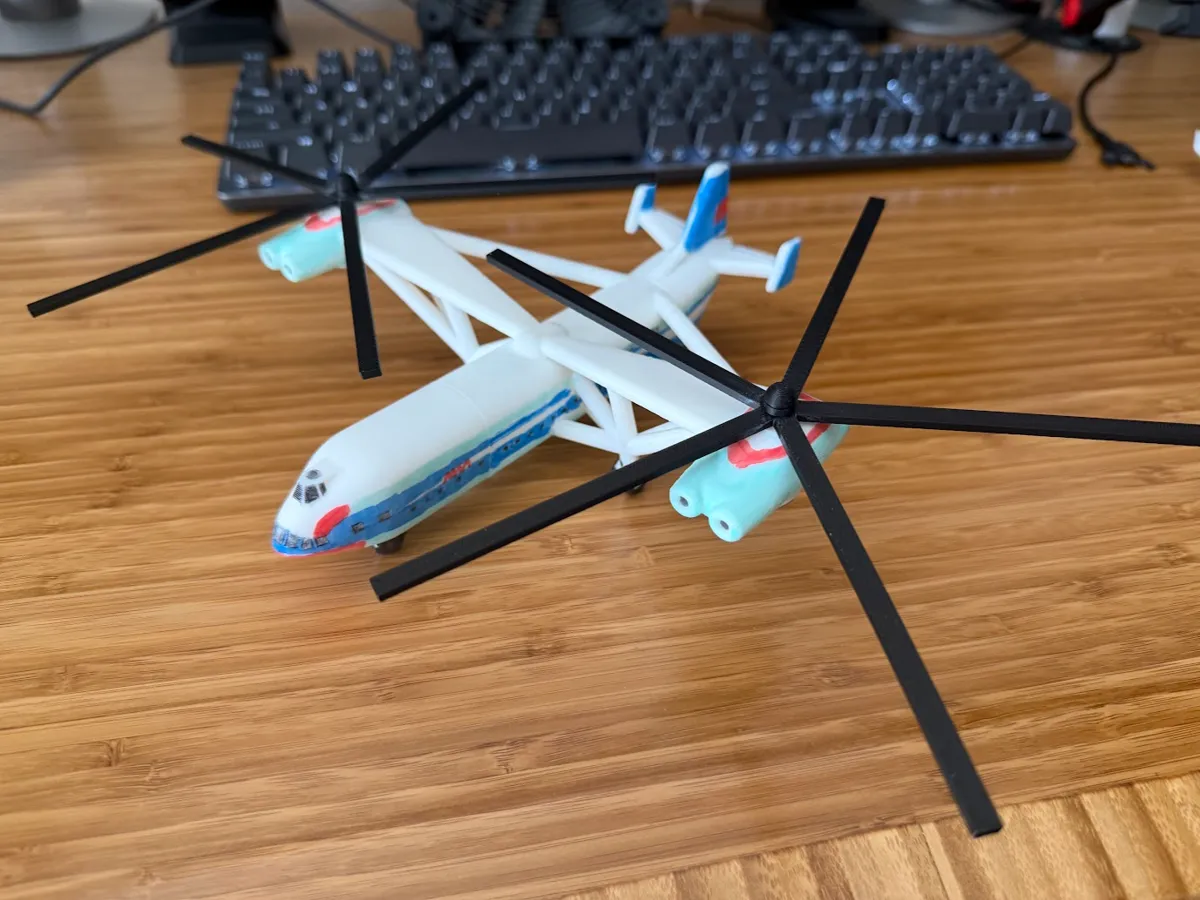 Mil V-12 1:200 - Free 3D Print Model - MakerWorld