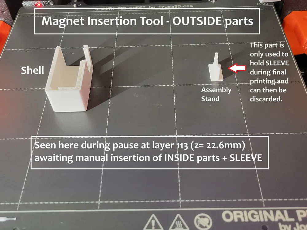 Magnet Insertion Tool (Low Profile) - Free 3D Print Model - MakerWorld