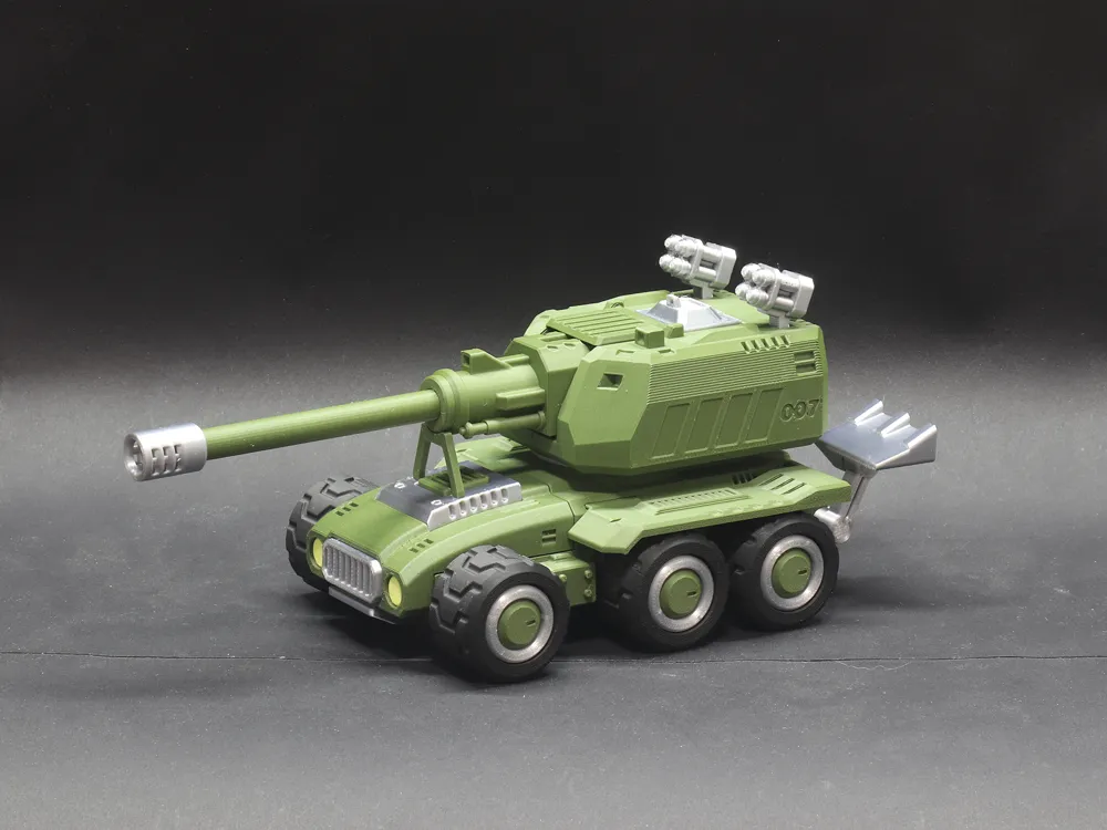 6x6 Wheeled Mech Howitzer Vehicle (Articulated Wheels and Turret, No ...