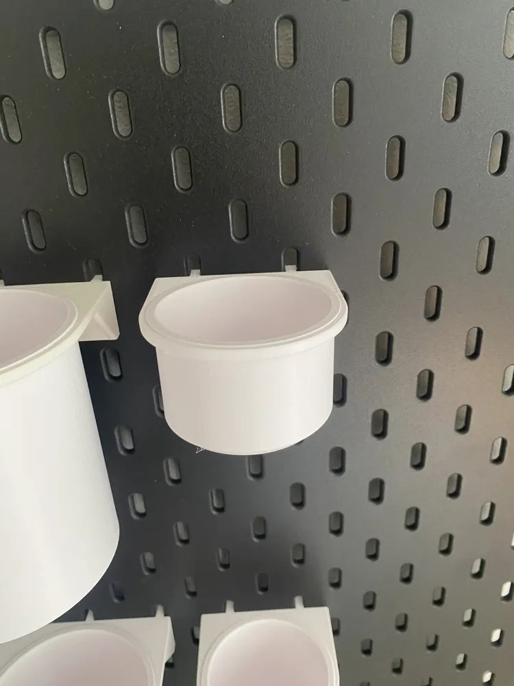Skadis Round Bin, modular sizes - Free 3D Print Model - MakerWorld