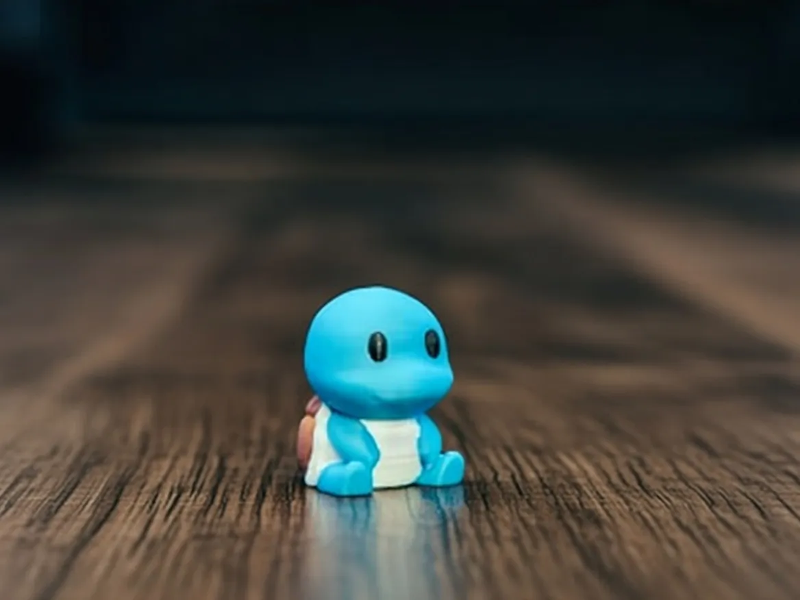 mini squirtle figure pokemon game - Free 3D Print Model - MakerWorld