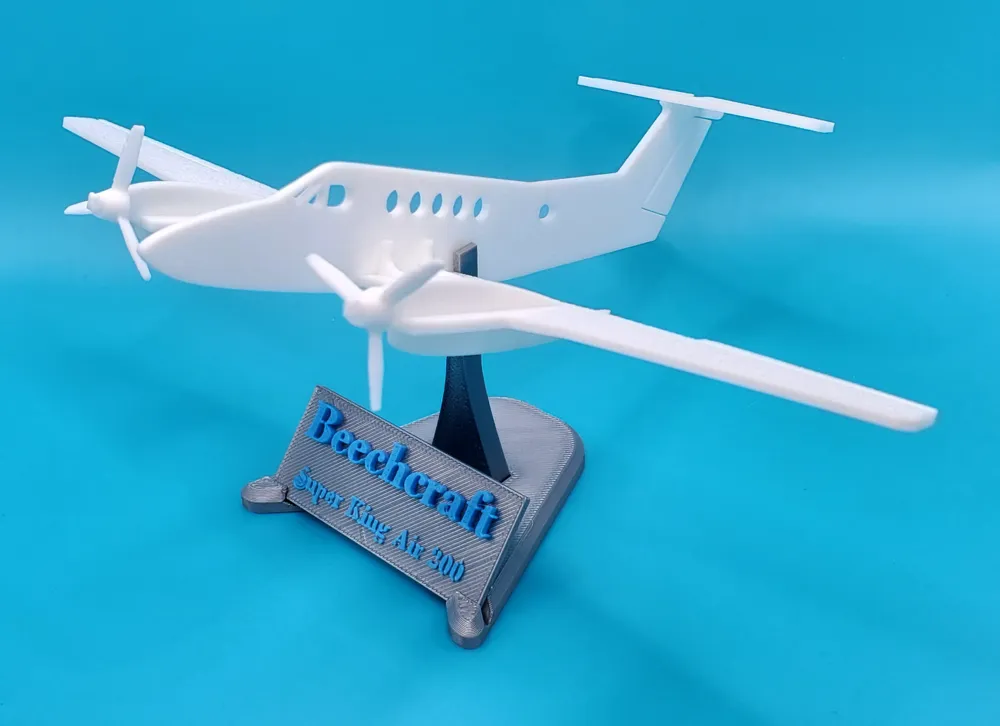 Airplane Model Stand with Sign by Fight2Fly MakerWorld: Download Free ...