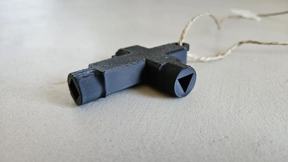 Triple key for electrical panel cross by F. C. - MakerWorld
