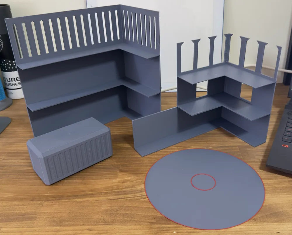 Tournament Terrain - 2 Storey Ground Floor by extruded.designs - MakerWorld