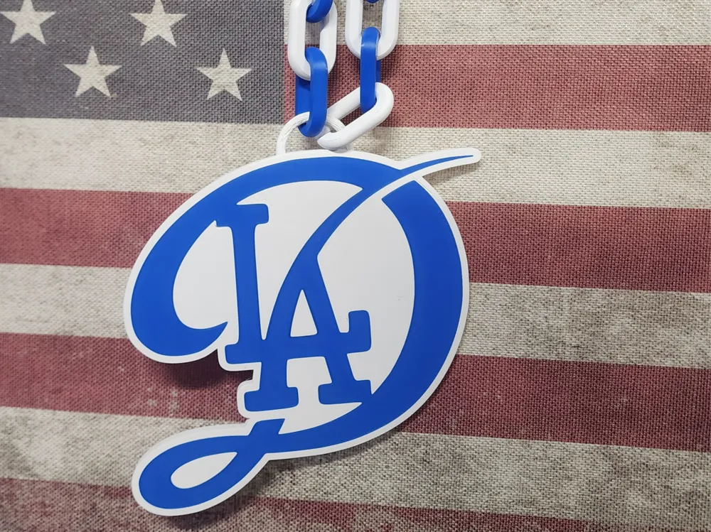 Dodgers City Connect Swag Chain by The Printed Ideas MakerWorld ...