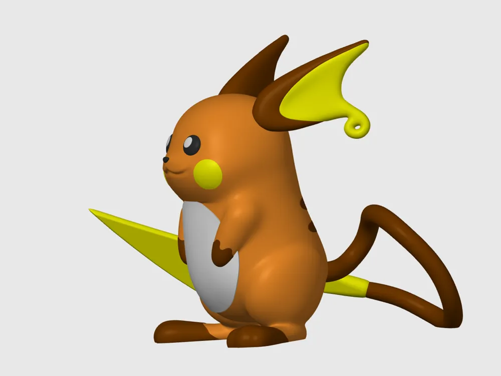 Raichu Multicolor by entroisdimensions_figurine MakerWorld: Download ...