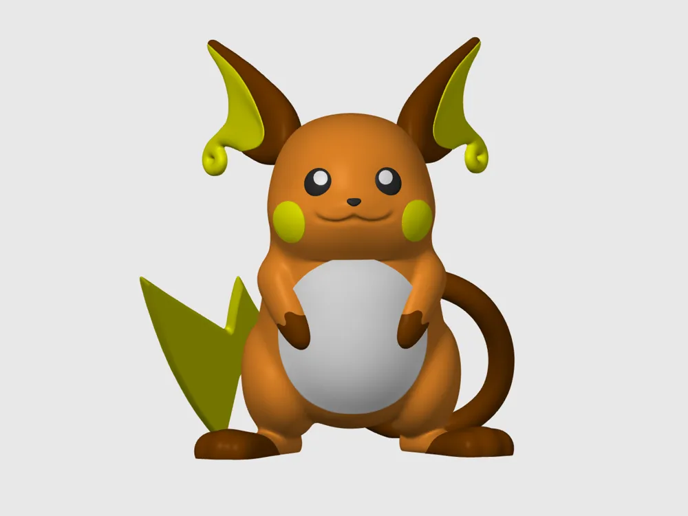 Raichu Multicolor by entroisdimensions_figurine MakerWorld: Download ...