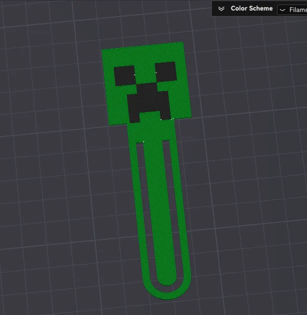 Minecraft CREEPER Bookmark by Society ROAR 3D - MakerWorld