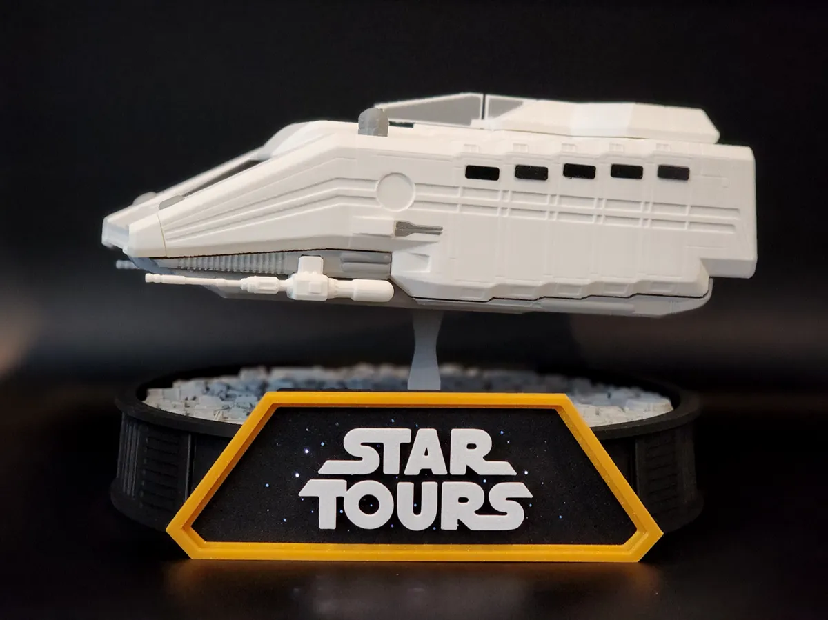 Star Tours Starspeeder 3000 Model Display w/Base - Free 3D Print Model ...