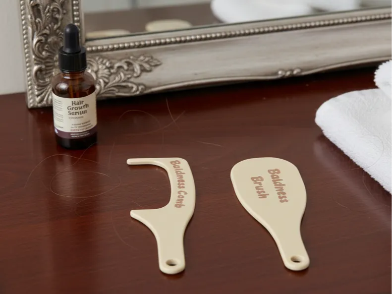 AirComb & ZeroBrush - Comb and Brush for Bald Men - Free 3D Print Model ...