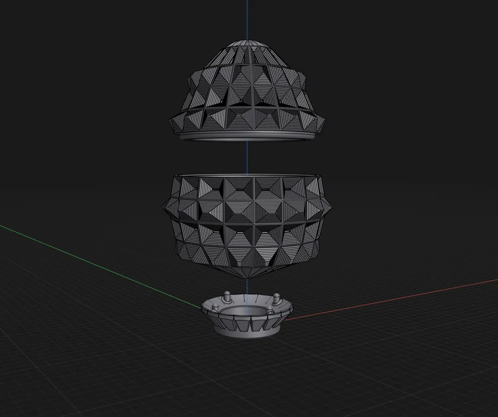 Geometric Egg by Dimmer - MakerWorld