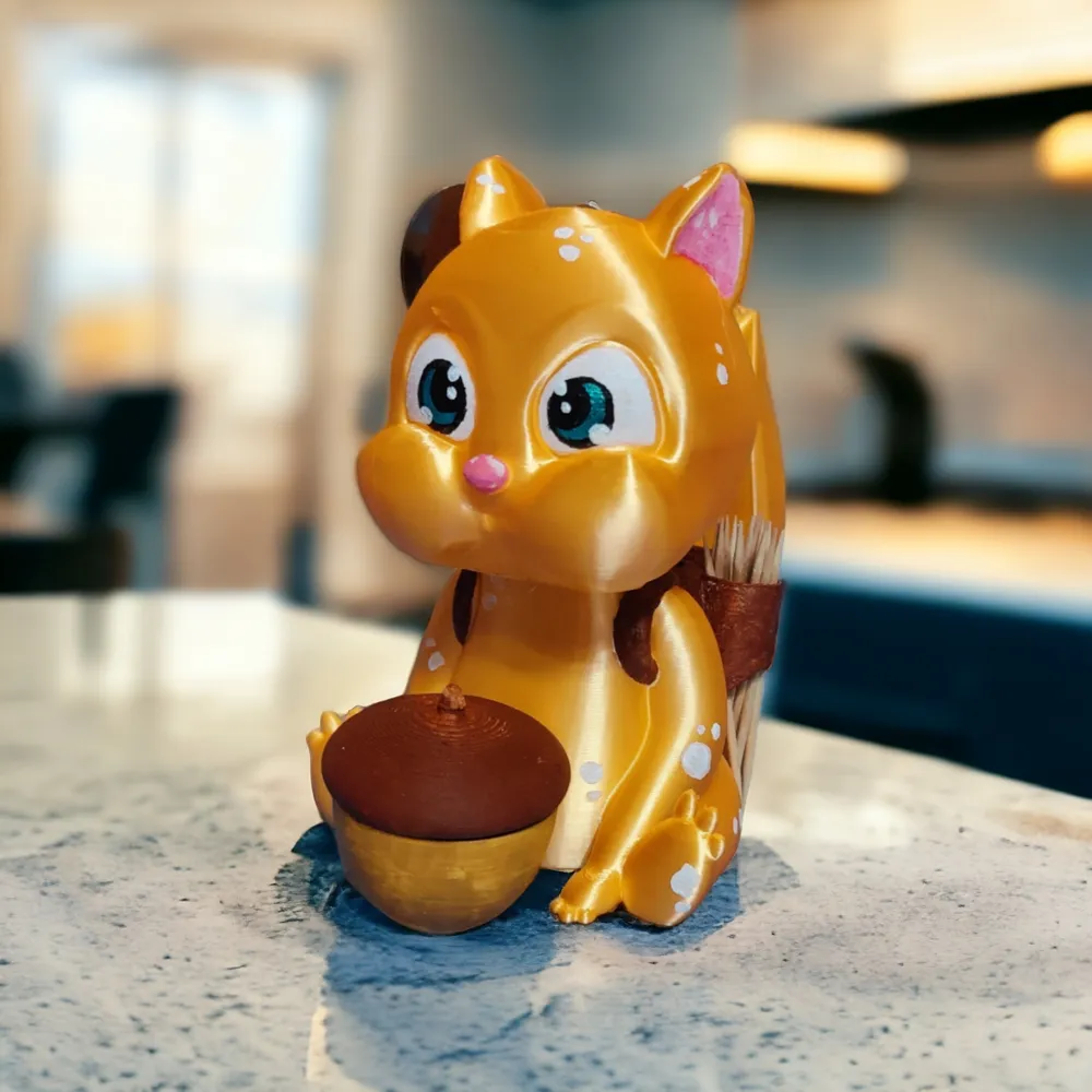 Squirrel Kitchen Helper ( No Support ) by 3DJPDESIGNS - MakerWorld