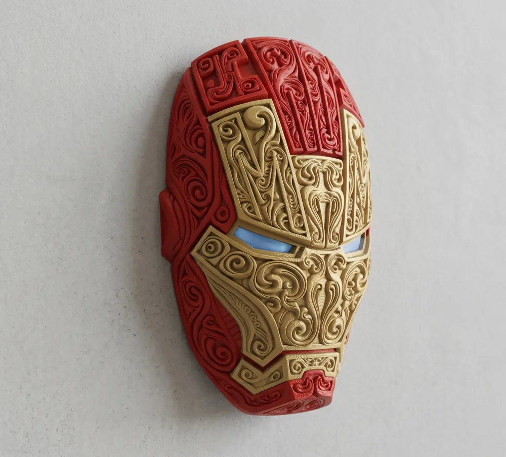 Iron Man - Wall Art - Fan art - Free 3D Print Model - MakerWorld