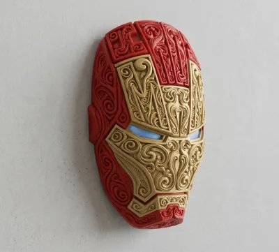 Iron Man - Wall Art - Fan art - Free 3D Print Model - MakerWorld