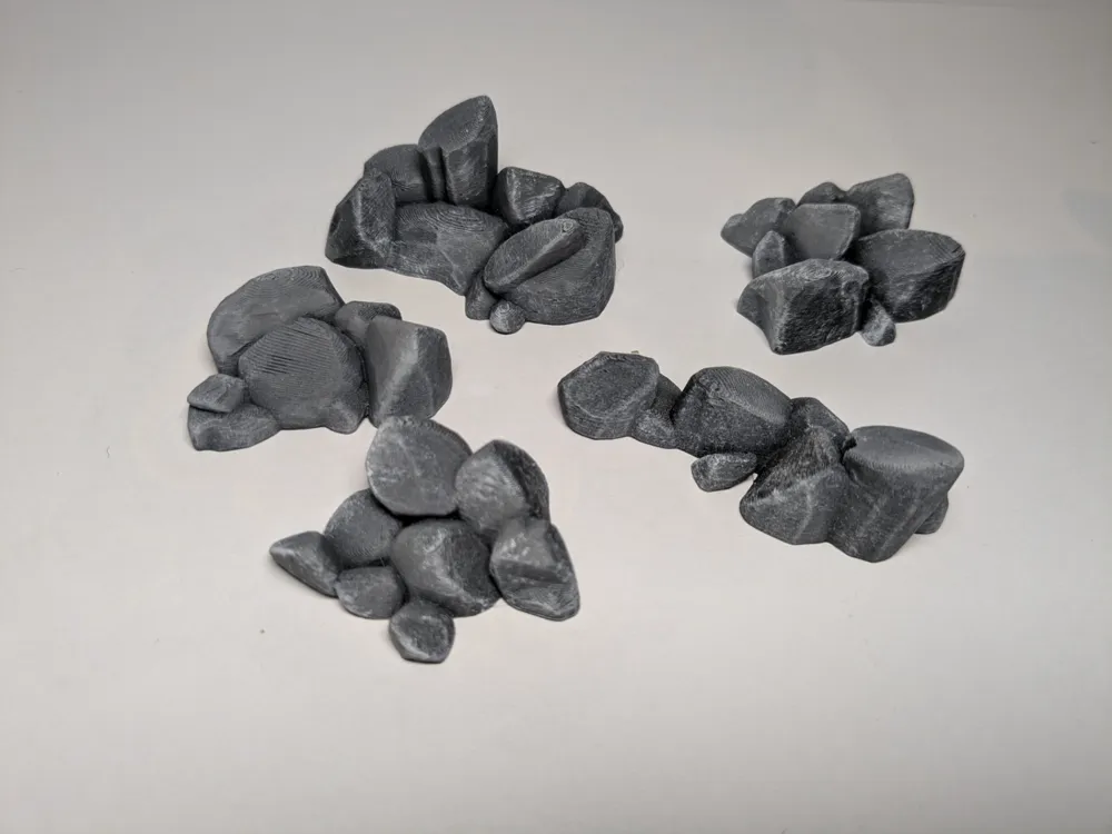 Rock formations - DND terrain (supportless) by Together 3D MakerWorld ...