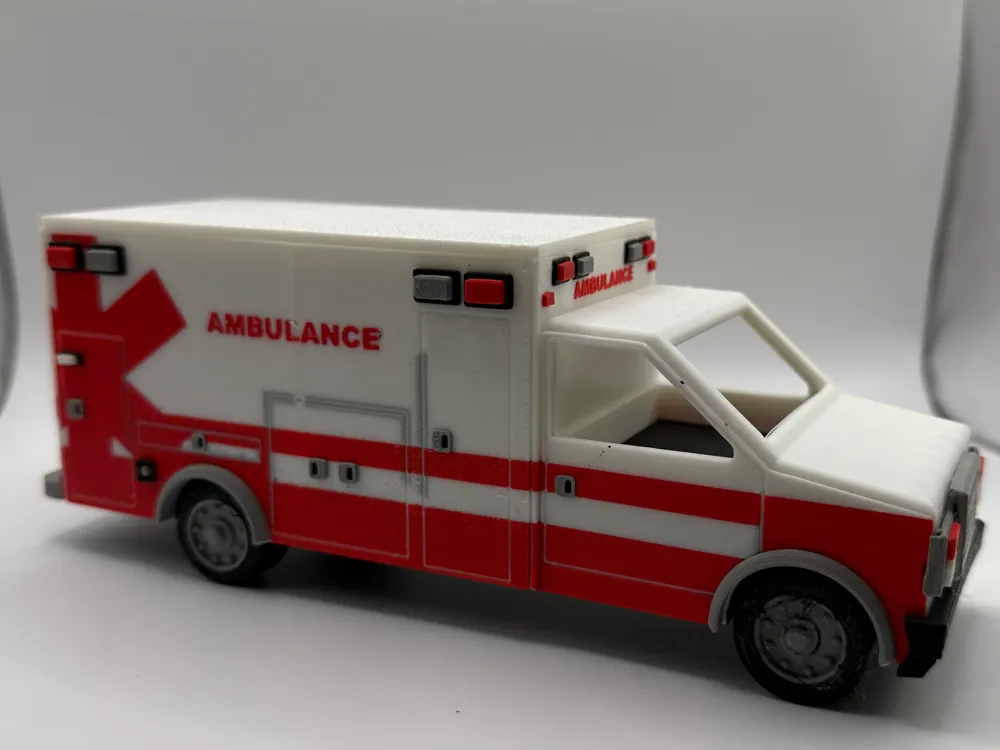 Ambulance Model Kit - Free 3D Print Model - MakerWorld