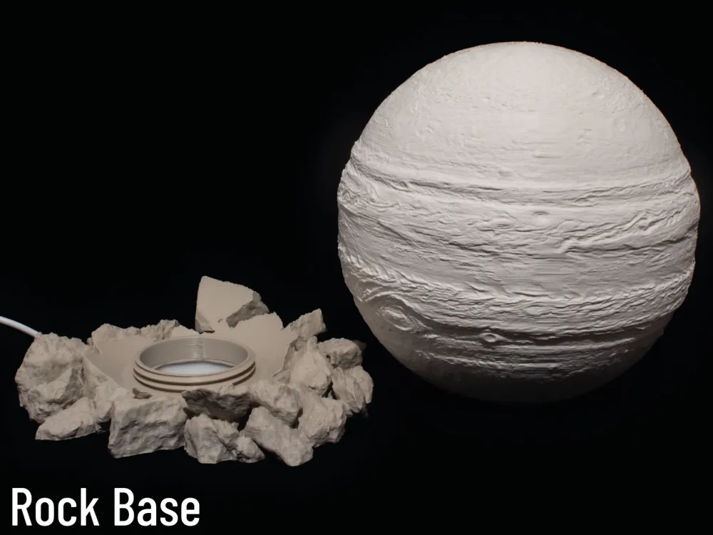 Solar System Lithophane Planet Lamps - ⌀150mm Remixed by FritzPeppone ...