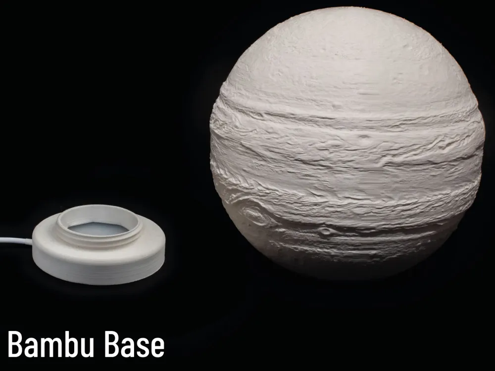 Solar System Lithophane Planet Lamps - ⌀150mm - Free 3D Print Model ...