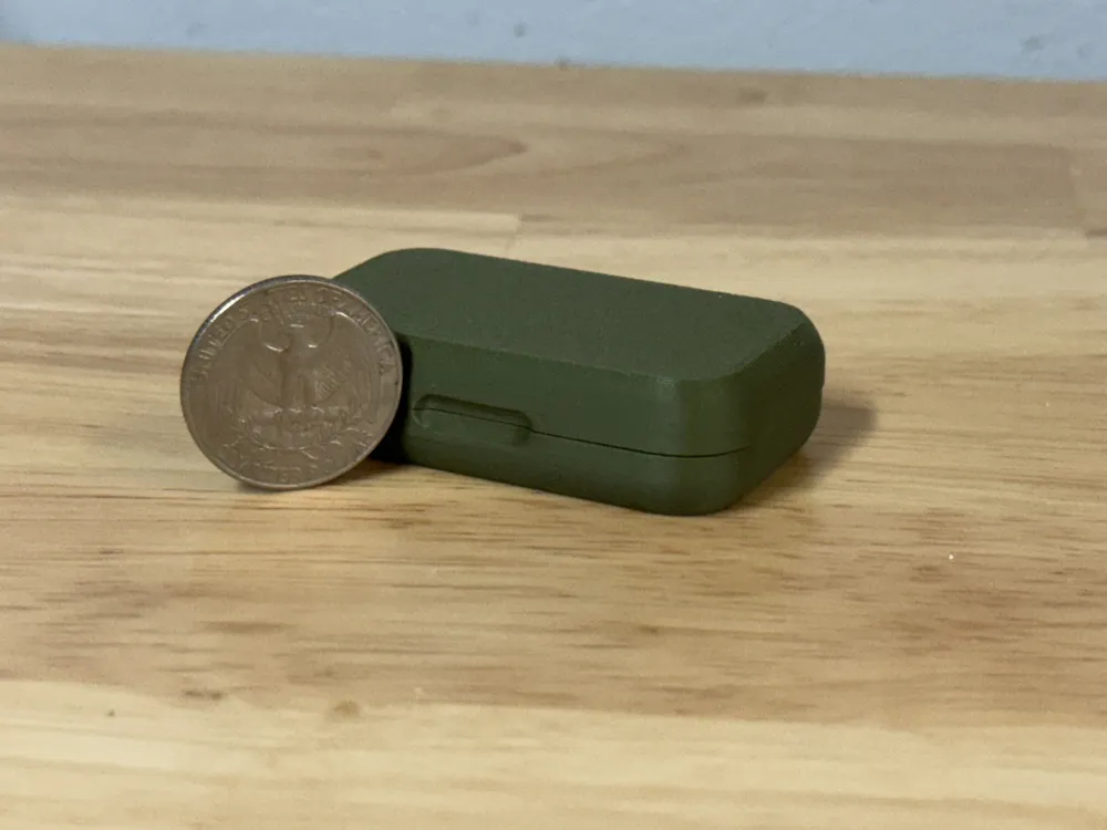 Micro EDC Ratchet Case - Magnetic, Print in Place - Free 3D Print Model ...