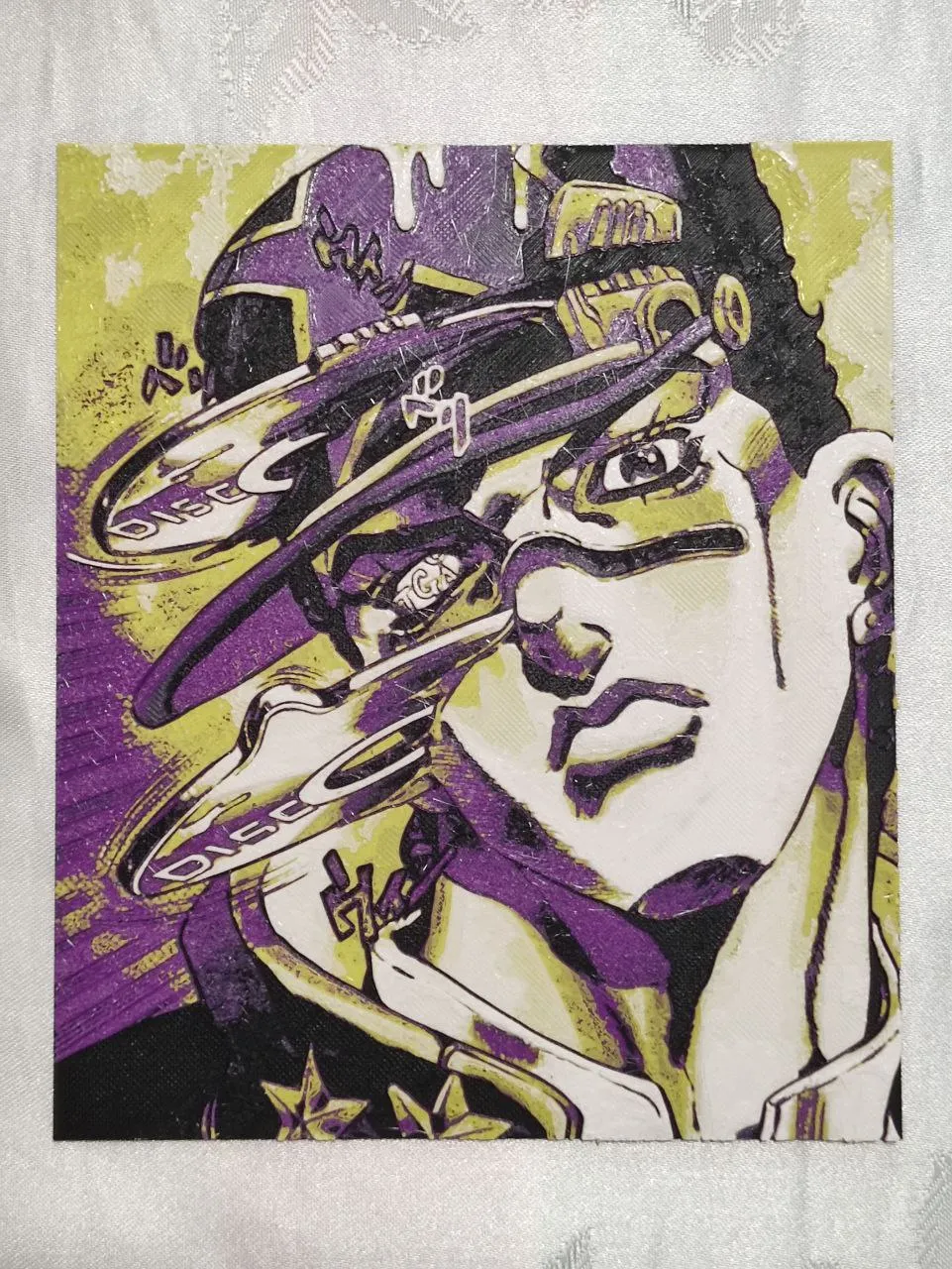 Jotaro Disc Scene - Stone Ocean (HueForge) by Garder3D - MakerWorld