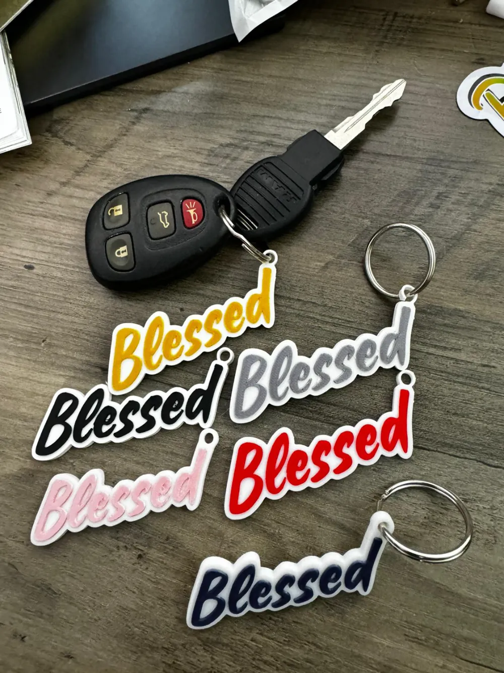 Blessed Keychain Gift fEaster Baptism B-Day Gift by Kingdom3dCreations ...