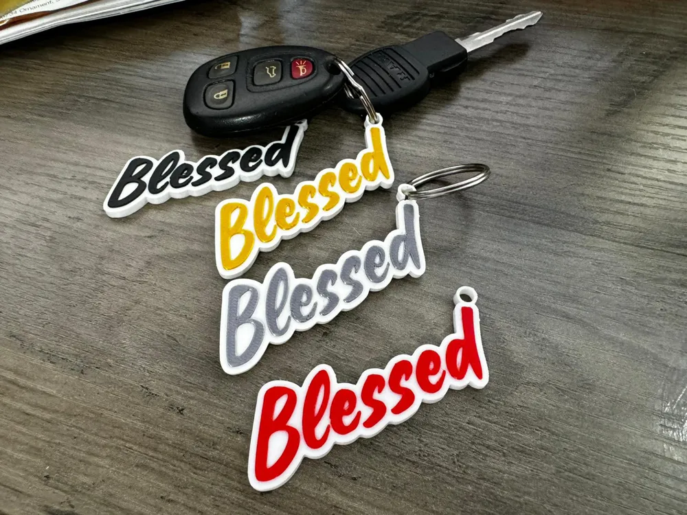 Blessed Keychain Gift fEaster Baptism B-Day Gift by Kingdom3dCreations ...