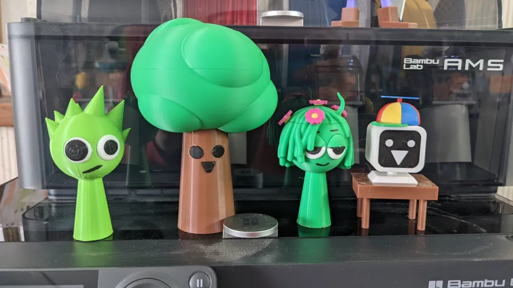 Sprunki Pack 5 - Free 3D Print Model - MakerWorld