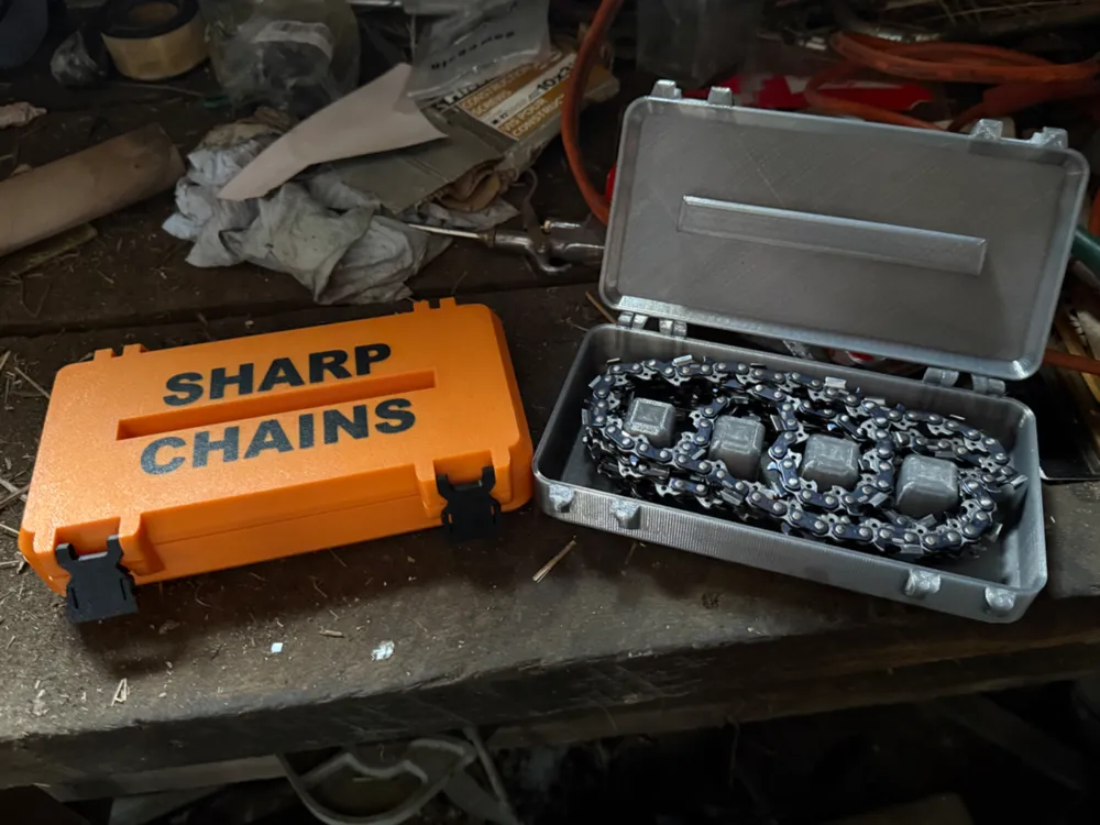 Chainsaw Chain Locker - Free 3D Print Model - MakerWorld