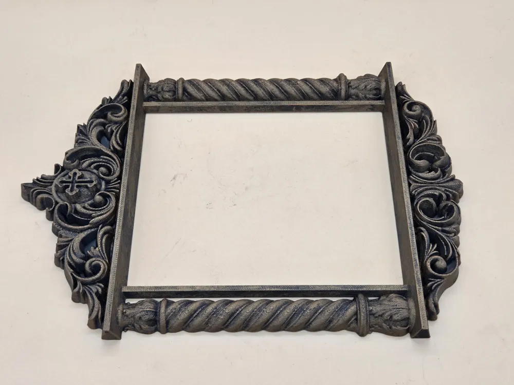 Cadre ornemental baroque antique - Modèle d'Impression 3D Gratuit ...