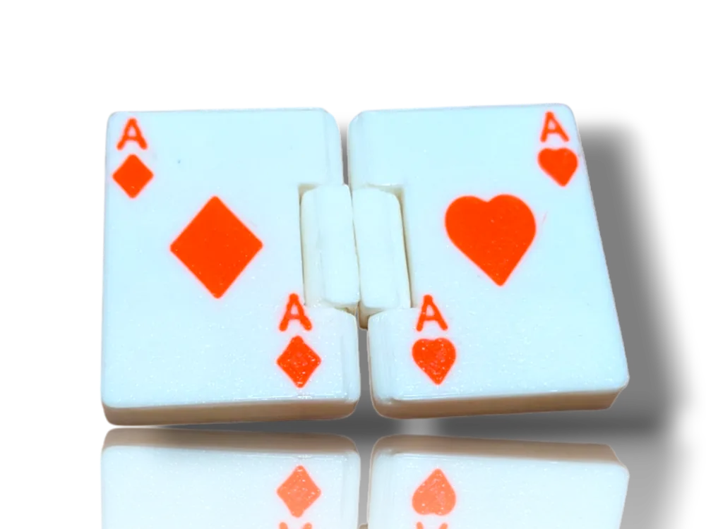 Slip and Slide Cards Aces - Playing Card Fidget - Free 3D Print Model ...