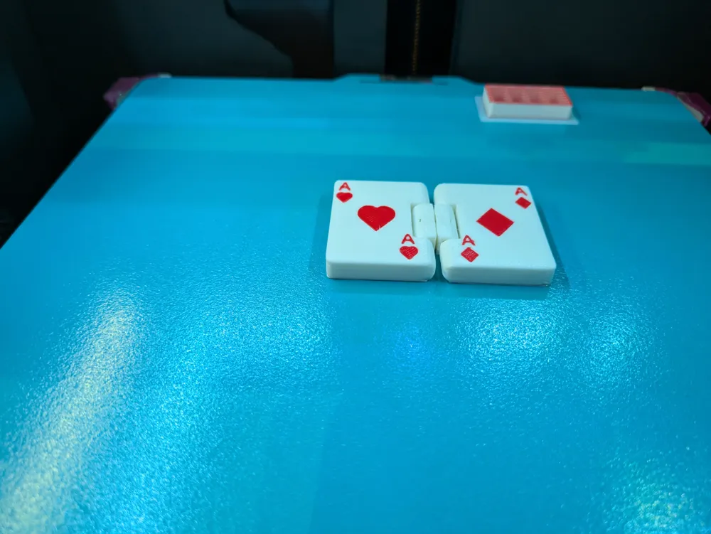 Slip and Slide Cards Aces - Playing Card Fidget - Free 3D Print Model ...