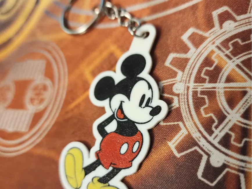 Mickey Mouse Keychain - Cute and Durable Disney by GM 3D Print - MakerWorld