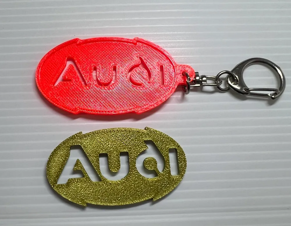 audi logo keychain type two by ricky - MakerWorld