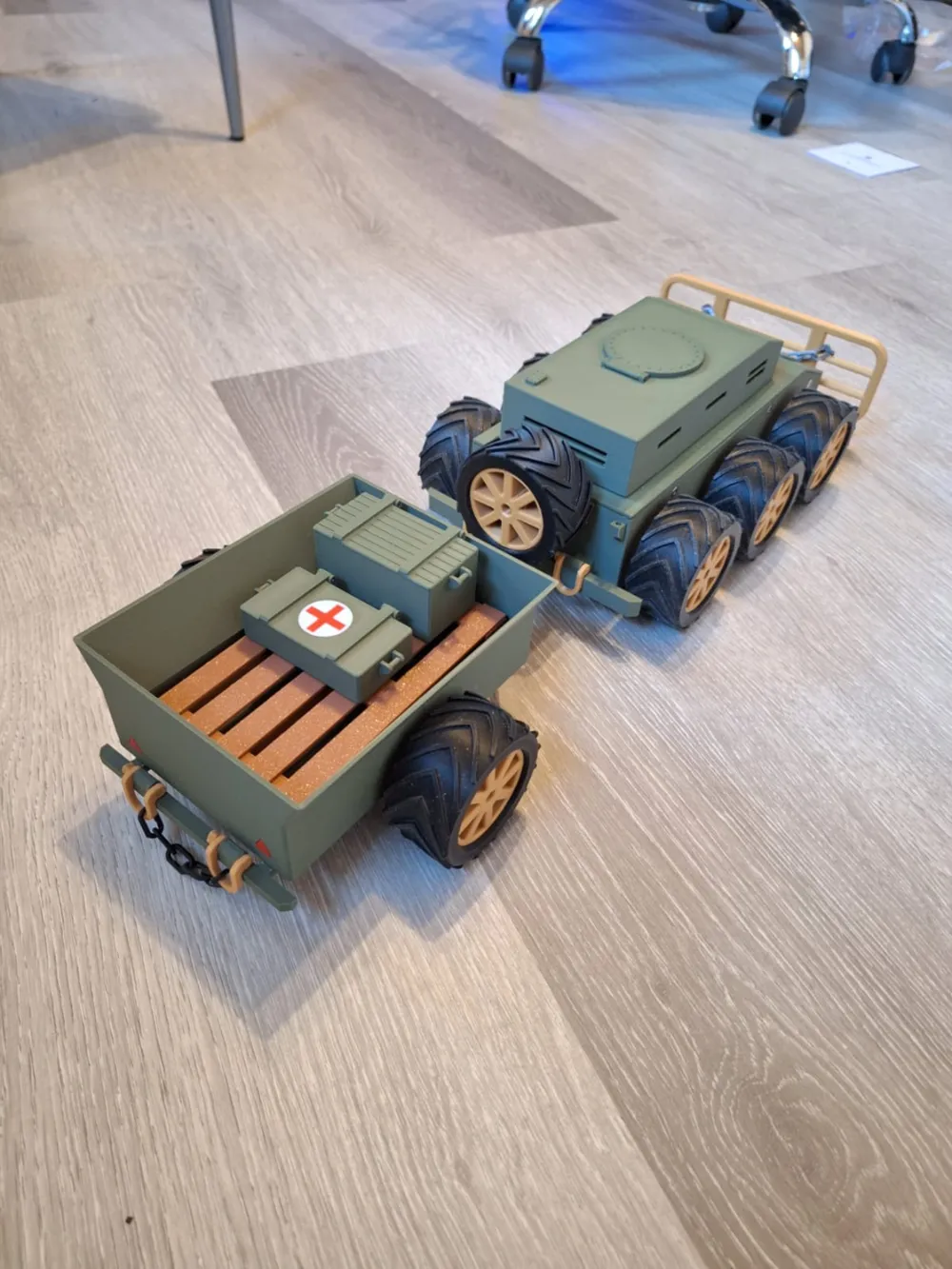 Trailer for "Rc Vehicle 6x6 (Armored Personnel Carrier)" by Ghost ...