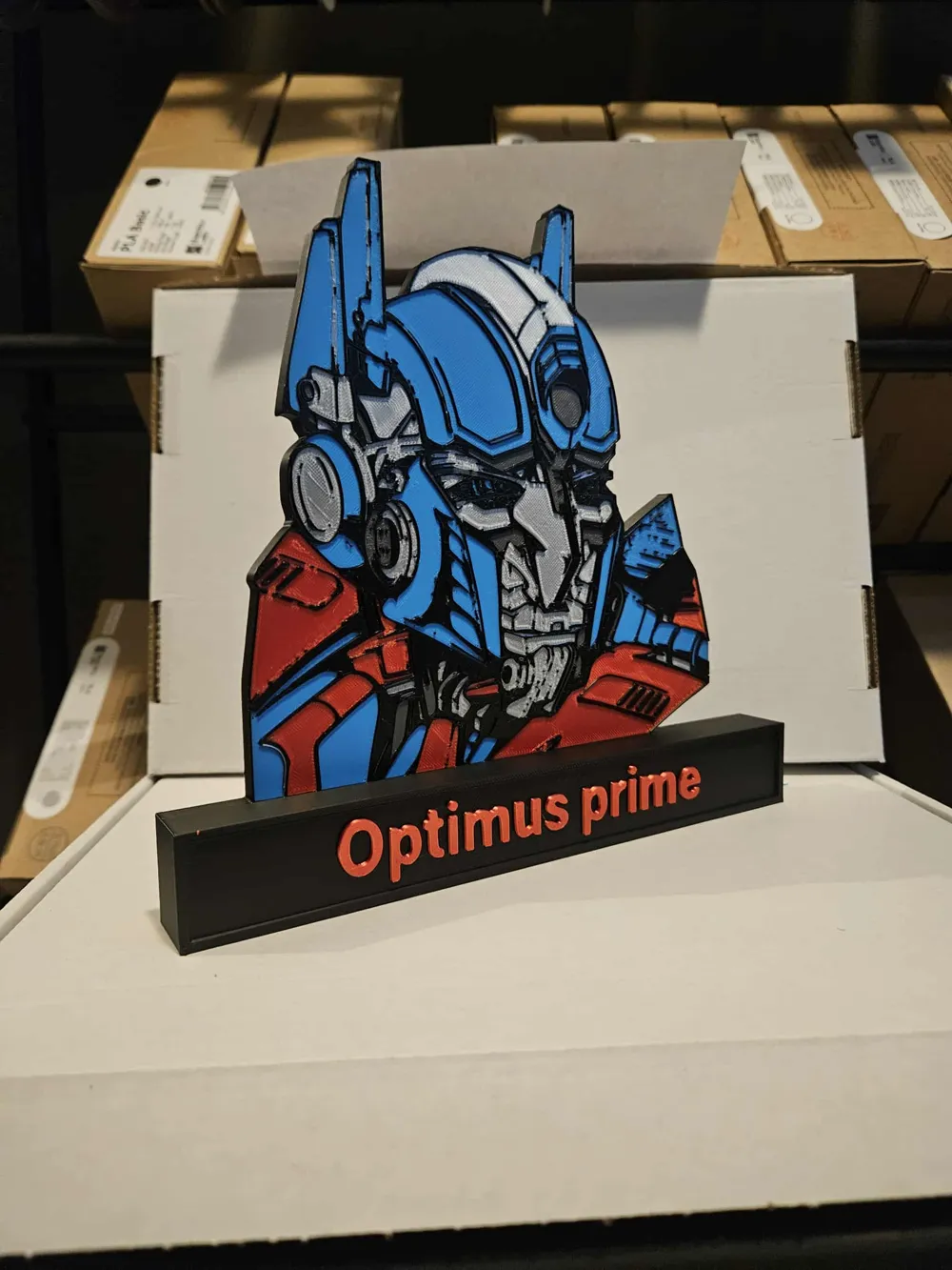 Optimus Prime Display! by Jessie_3d_art MakerWorld: Download Free 3D Models