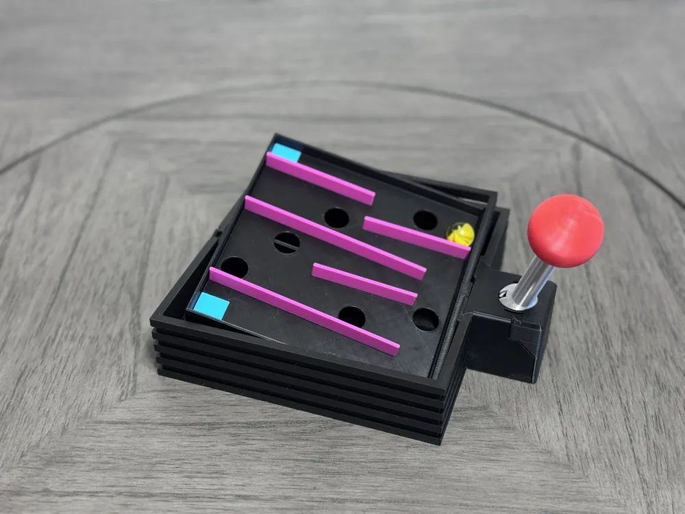 Joystick Arcade *100% 3D Printed* Labyrinth Game by Andyroohoo MakerWorld: Download Free 3D Models