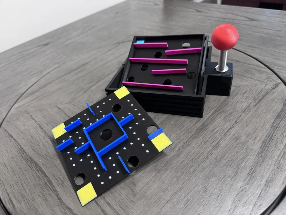 Joystick Arcade *100% 3D Printed* Labyrinth Game by Andyroohoo MakerWorld: Download Free 3D Models