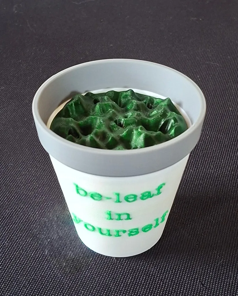 Plant pot and artificial filling - Free 3D Print Model - MakerWorld