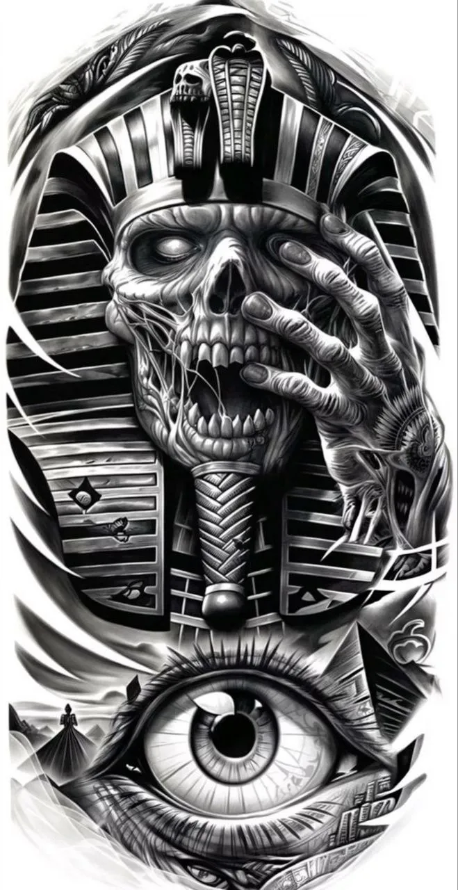 Hueforge Faraon calavera por Kheev_Fpv - MakerWorld