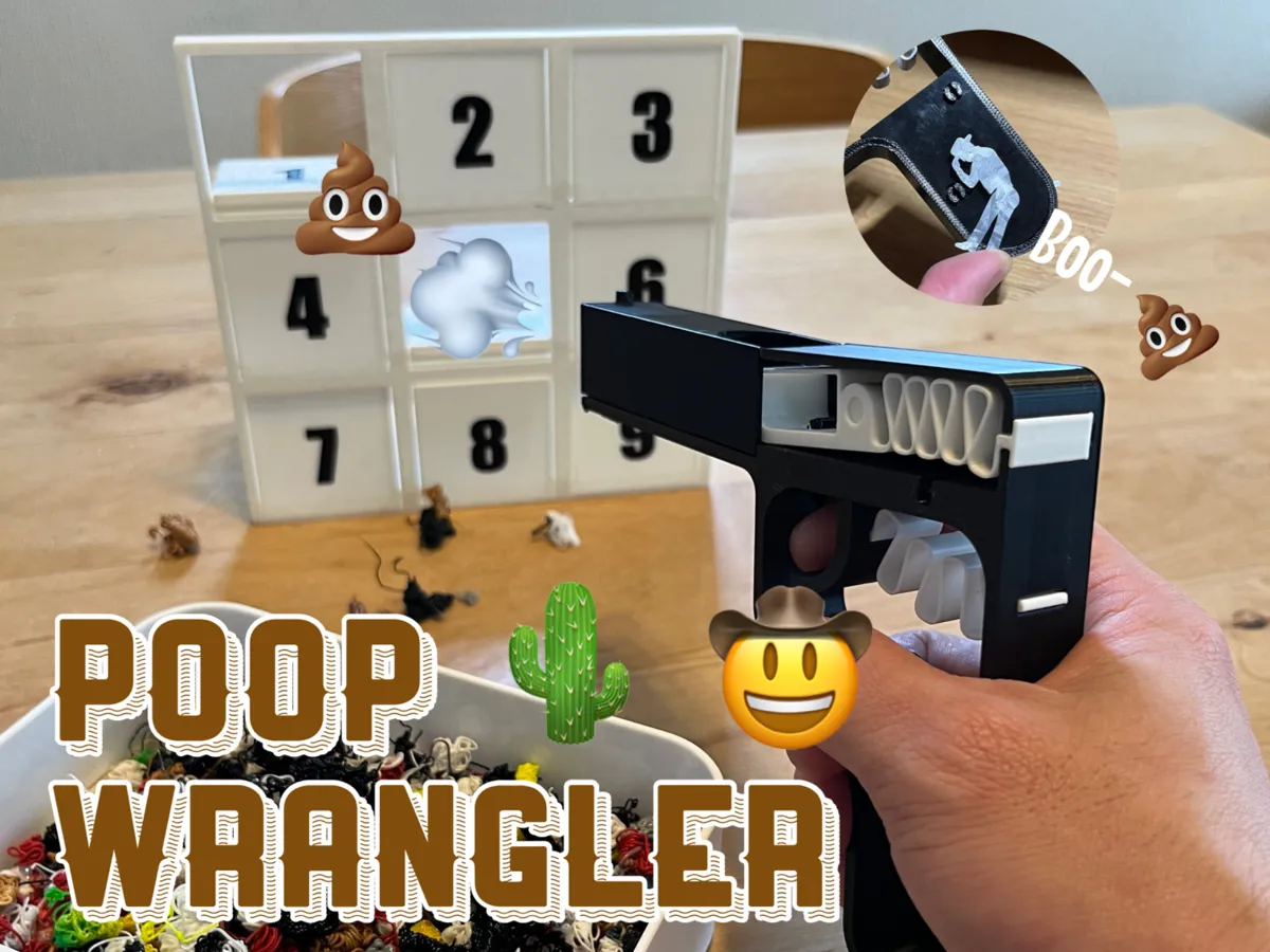 "POOP WRANGLER" Poop Gunman Showdown! Successful Self-Generation of ...