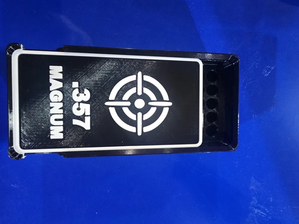 Stackable .357 Magnum Ammo Box for 50 Cal Ammo Can - Free 3D Print ...