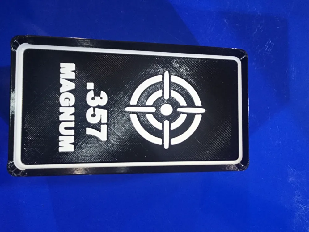 Stackable .357 Magnum Ammo Box for 50 Cal Ammo Can - Free 3D Print ...